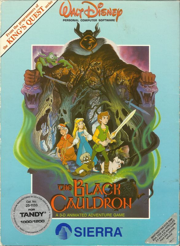 The Black Cauldron cover or packaging material - MobyGames