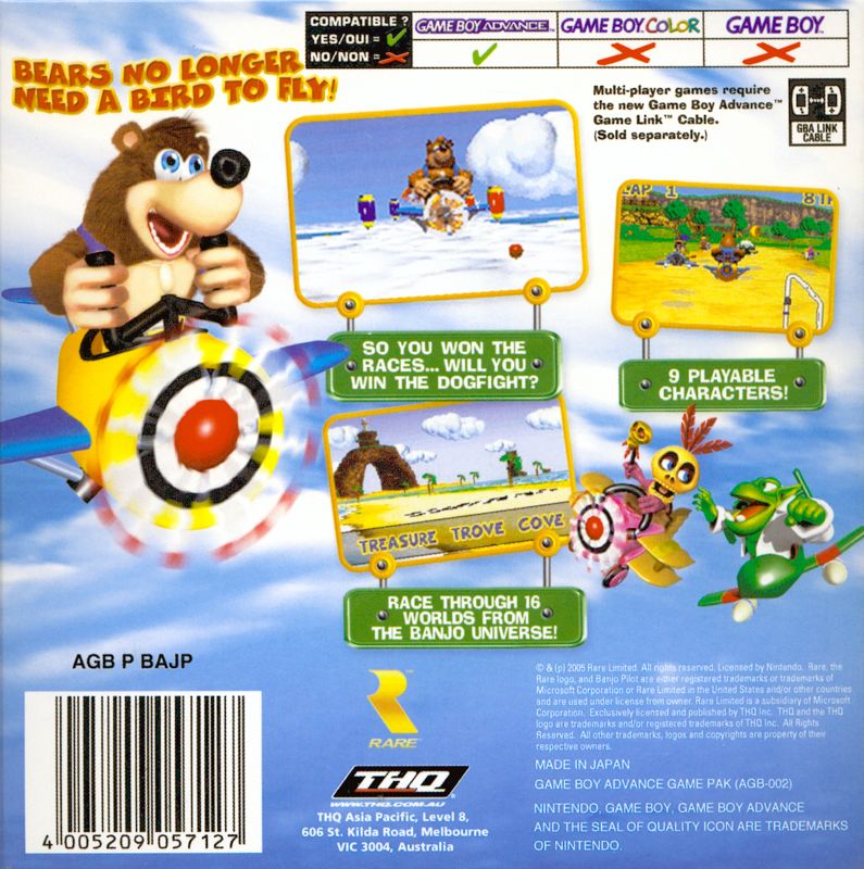 Banjo Pilot cover or packaging material - MobyGames