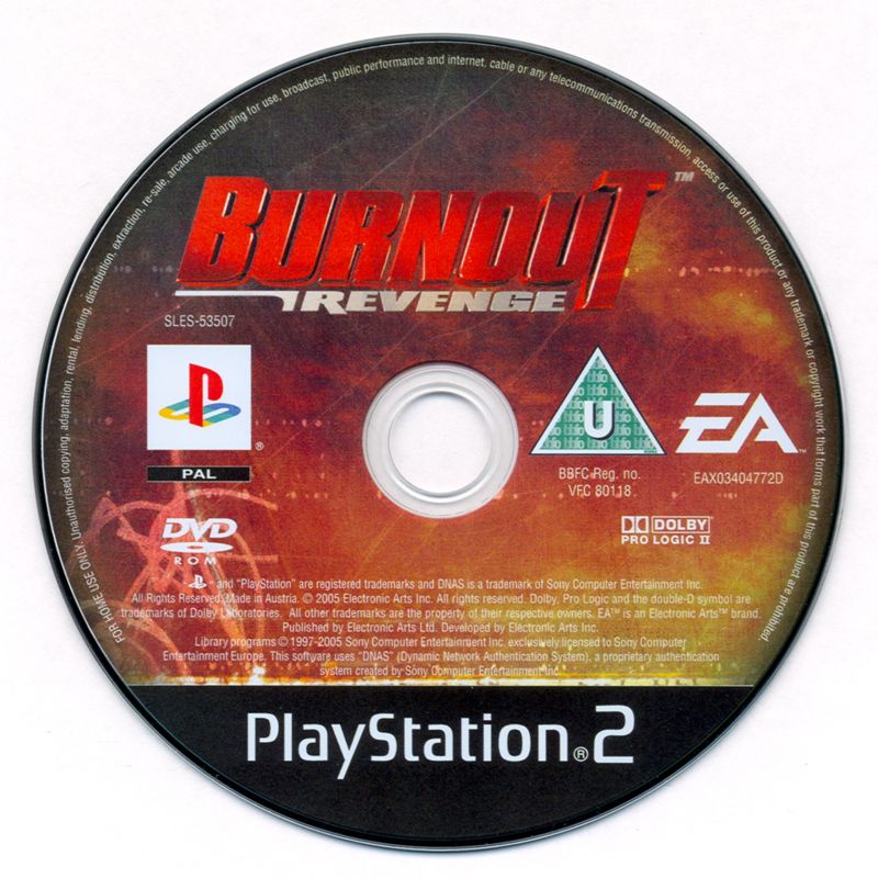 Burnout: Revenge cover or packaging material - MobyGames