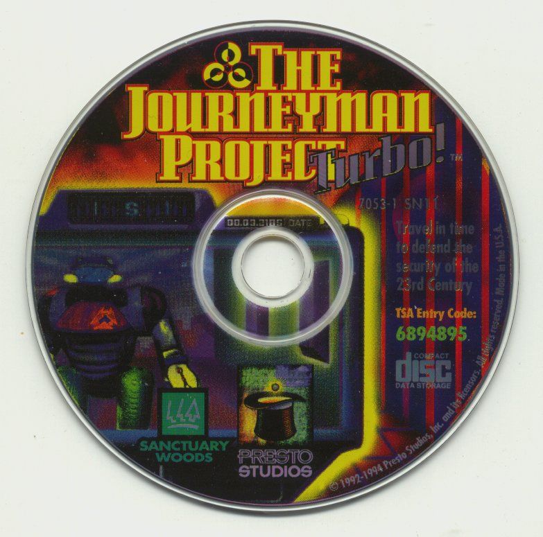 The Journeyman Project: Turbo! cover or packaging material - MobyGames