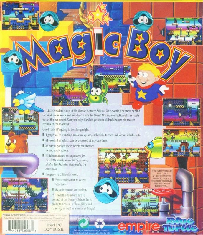 Magic Boy cover or packaging material - MobyGames