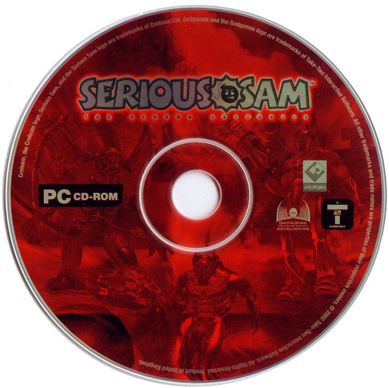 Serious Sam: The Second Encounter cover or packaging material - MobyGames