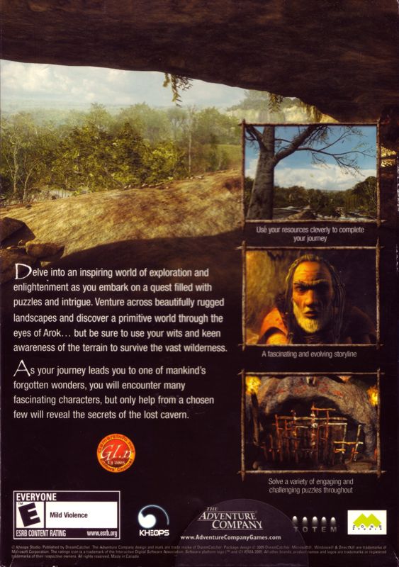 Echo: Secrets of the Lost Cavern cover or packaging material - MobyGames