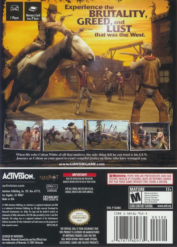 Gun cover or packaging material - MobyGames