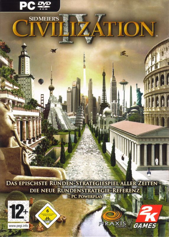 Sid Meier's Civilization IV cover or packaging material - MobyGames