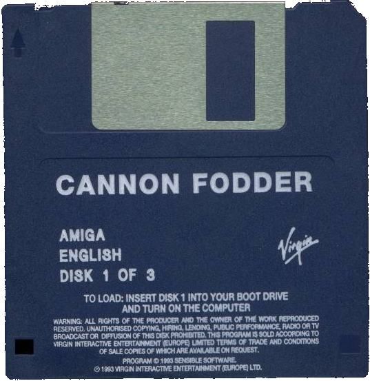 Cannon Fodder cover or packaging material - MobyGames