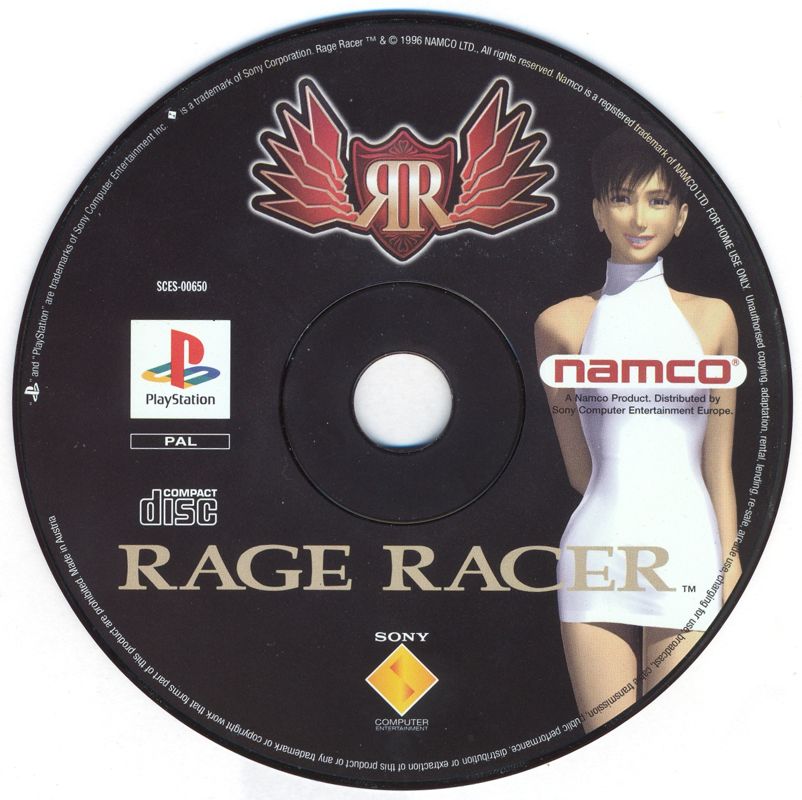 Rage Racer cover or packaging material - MobyGames