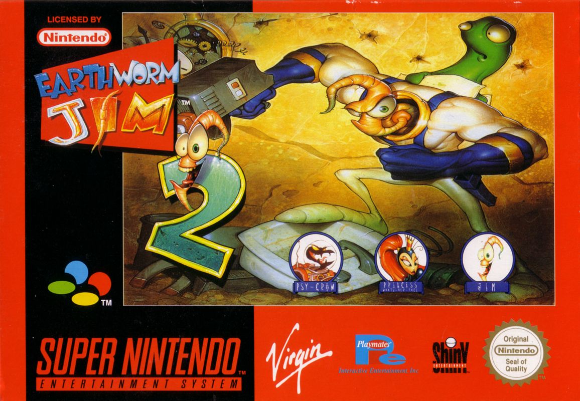 Earthworm Jim 2 cover or packaging material - MobyGames