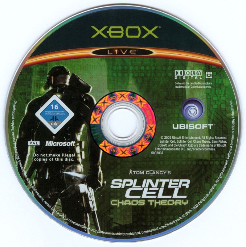 Tom Clancy's Splinter Cell: Chaos Theory cover or packaging material ...