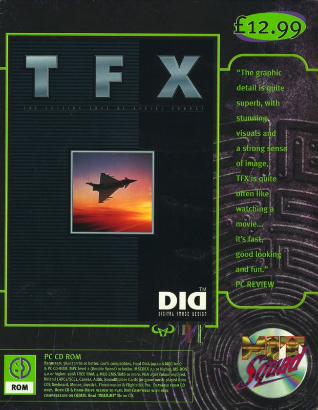 TFX cover or packaging material - MobyGames