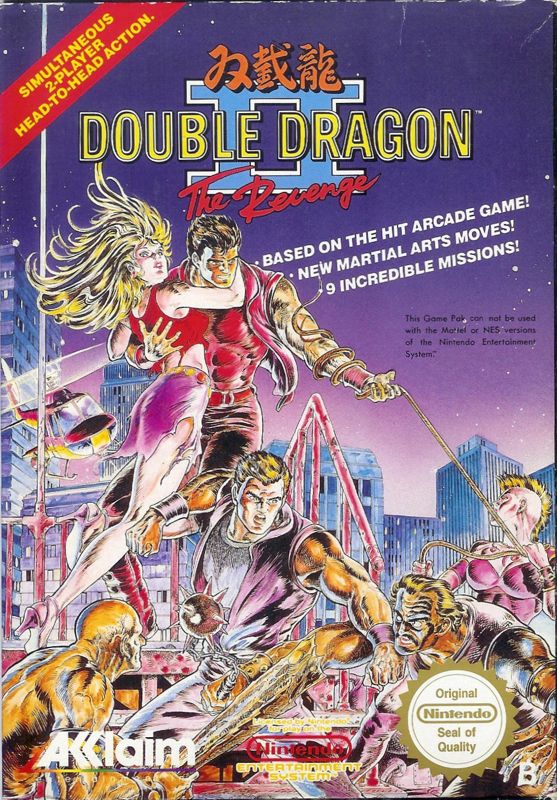 Double Dragon II: The Revenge cover or packaging material - MobyGames