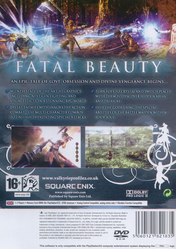 Valkyrie Profile 2: Silmeria cover or packaging material - MobyGames