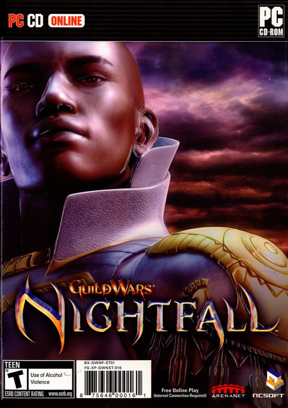 Guild Wars: Nightfall cover or packaging material - MobyGames