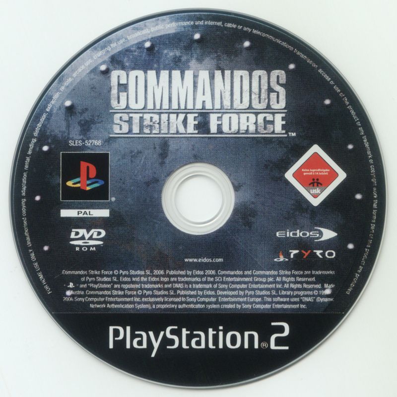 Commandos: Strike Force cover or packaging material - MobyGames