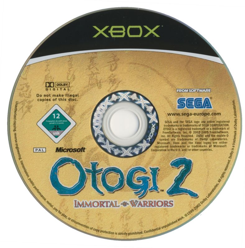 Otogi 2: Immortal Warriors cover or packaging material - MobyGames