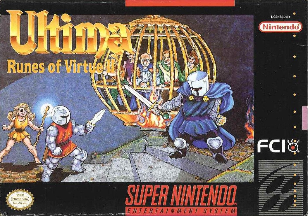 Ultima: Runes of Virtue II cover or packaging material - MobyGames