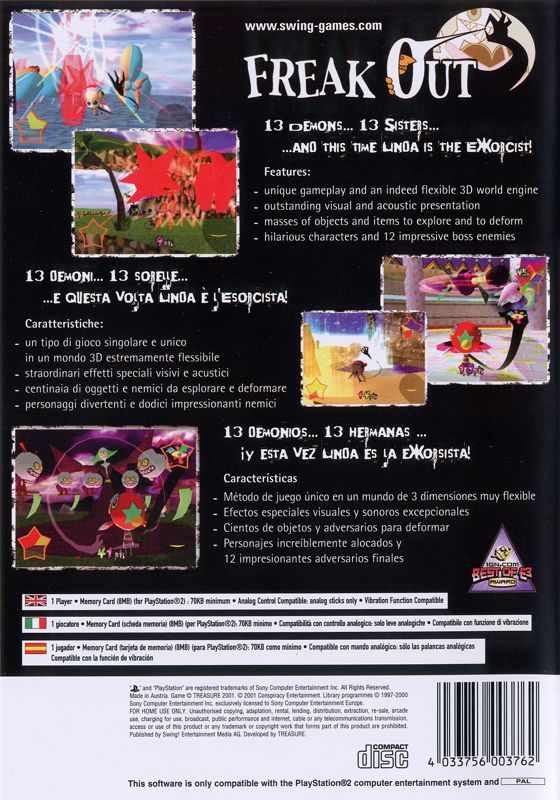 Stretch Panic cover or packaging material - MobyGames