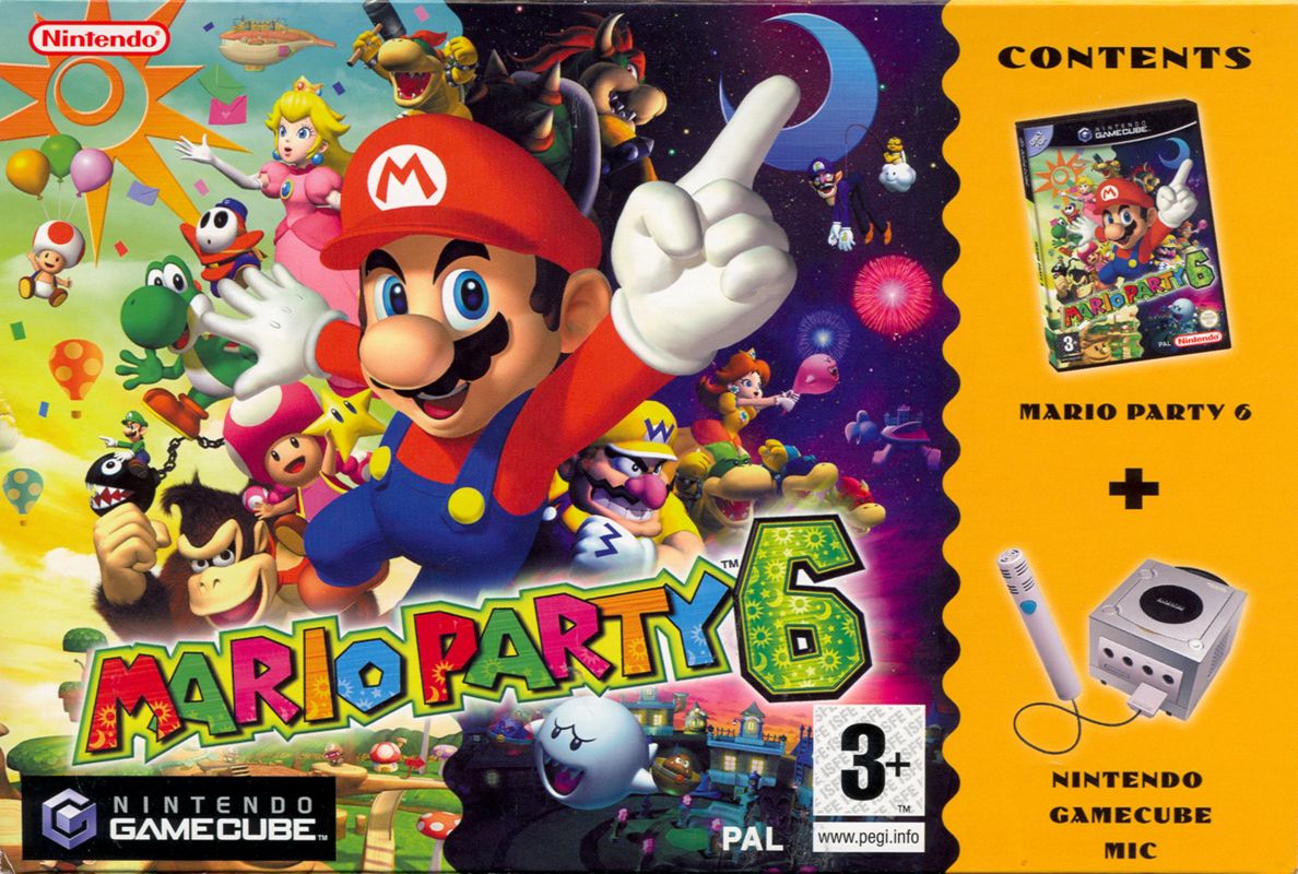 Mario Party 6 cover or packaging material - MobyGames