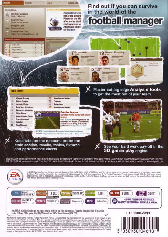 FIFA Manager 06 cover or packaging material - MobyGames