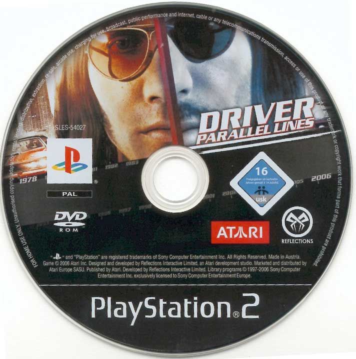 Driver: Parallel Lines cover or packaging material - MobyGames