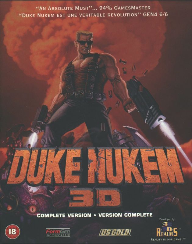 Duke Nukem 3D cover or packaging material - MobyGames