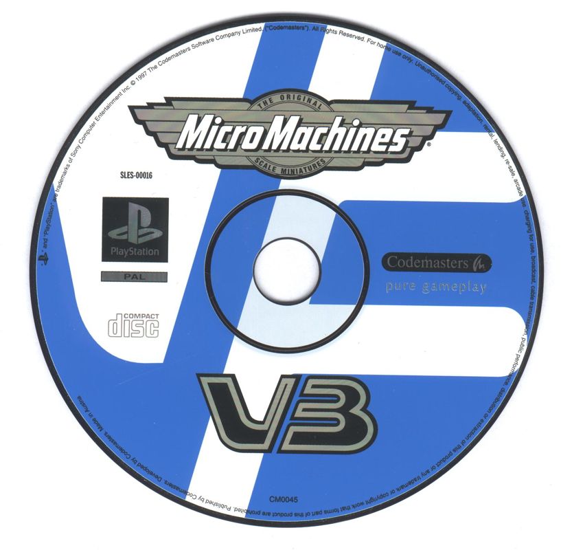 Micro Machines V3 cover or packaging material - MobyGames