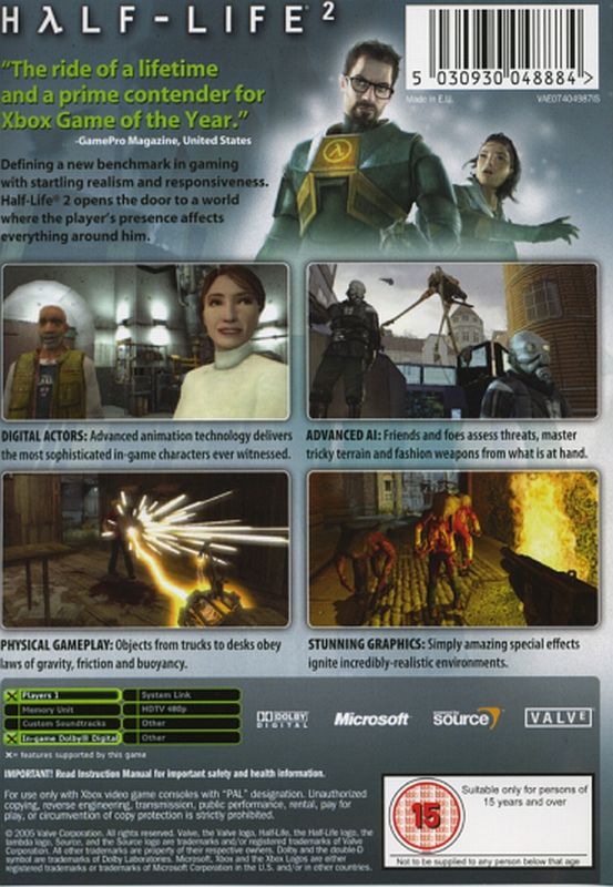 Half-Life 2 cover or packaging material - MobyGames