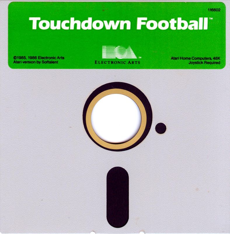 Touchdown Football cover or packaging material - MobyGames