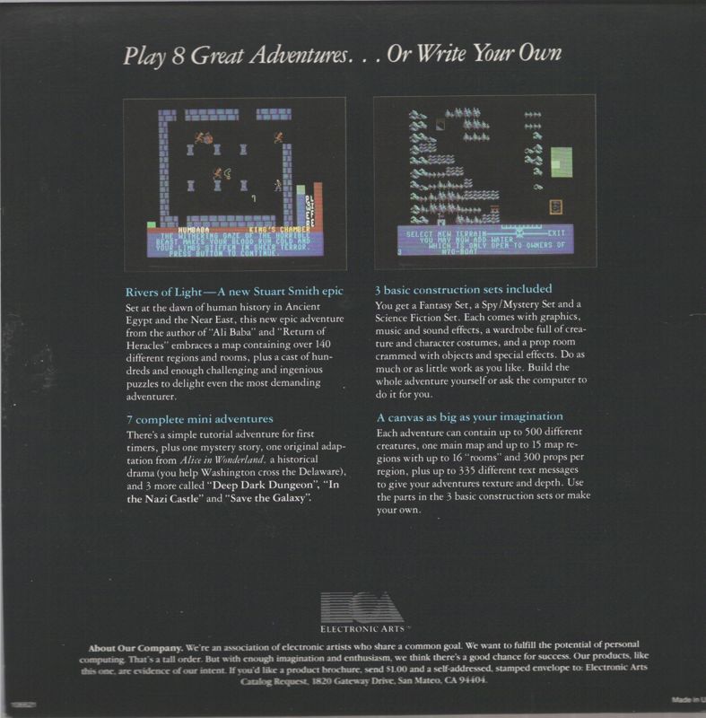 Stuart Smith's Adventure Construction Set cover or packaging material - MobyGames