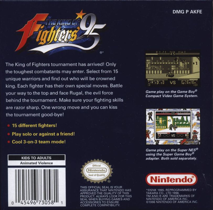 The King of Fighters '95 cover or packaging material - MobyGames