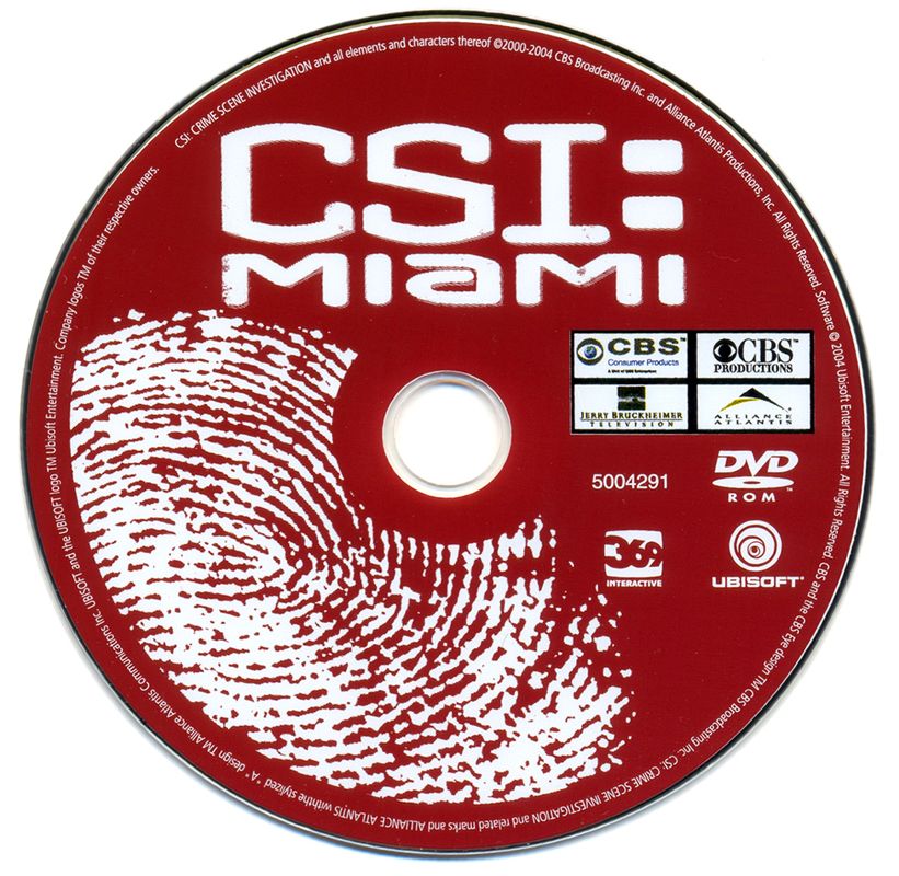 CSI: Miami cover or packaging material - MobyGames