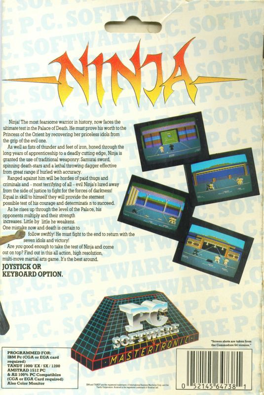 Ninja cover or packaging material - MobyGames