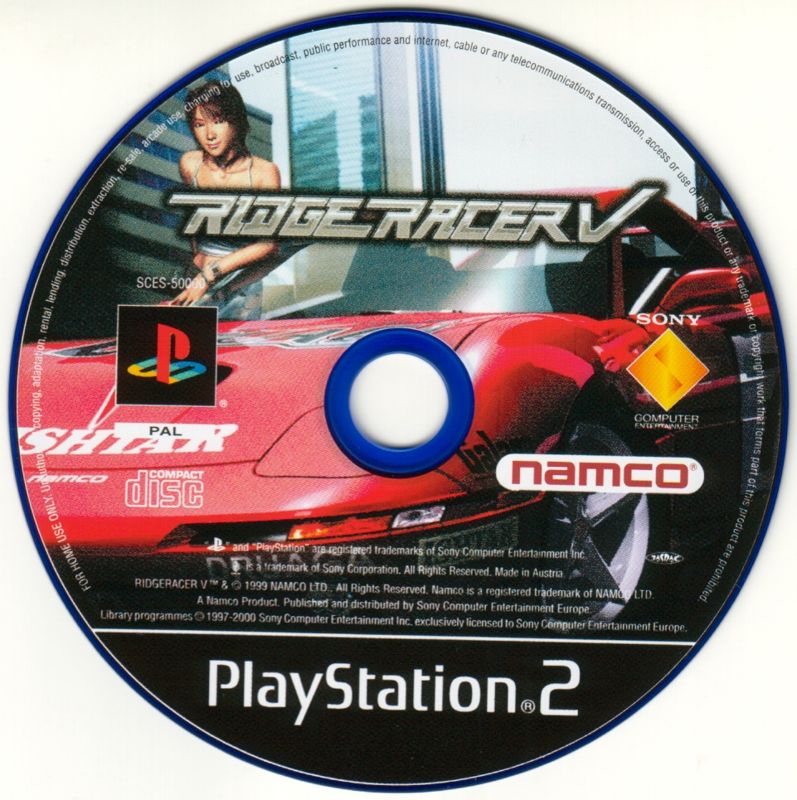 Ridge Racer V cover or packaging material - MobyGames