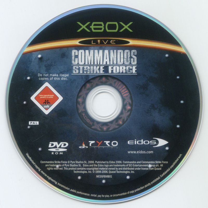 Commandos: Strike Force cover or packaging material - MobyGames