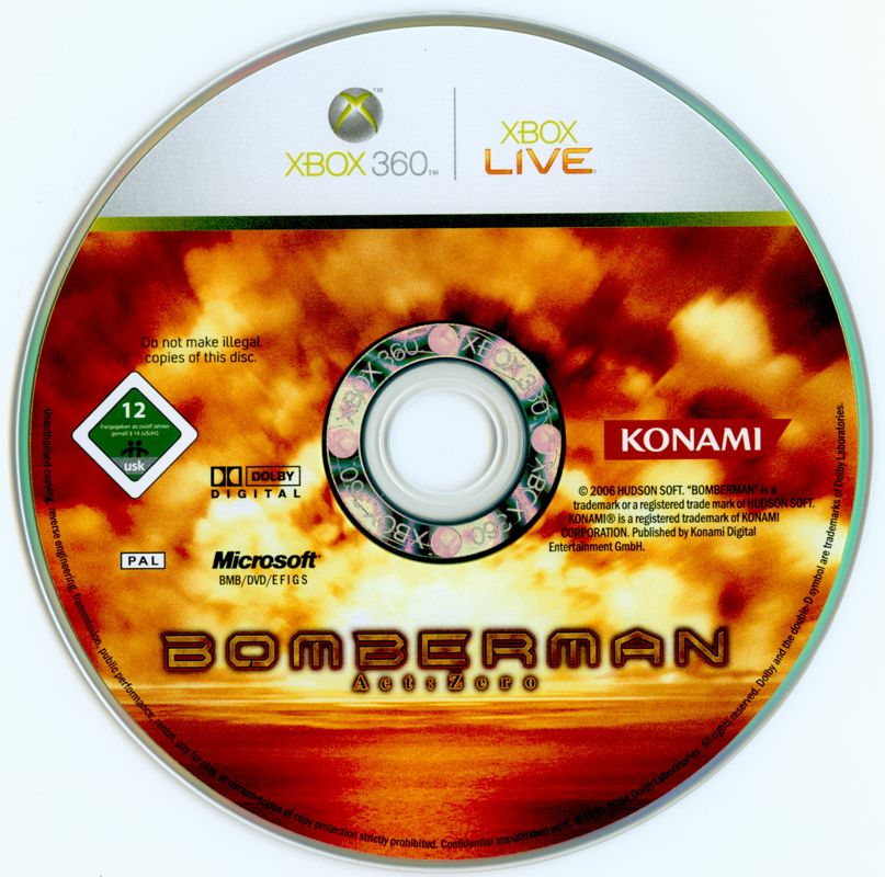 Bomberman: Act:Zero cover or packaging material - MobyGames