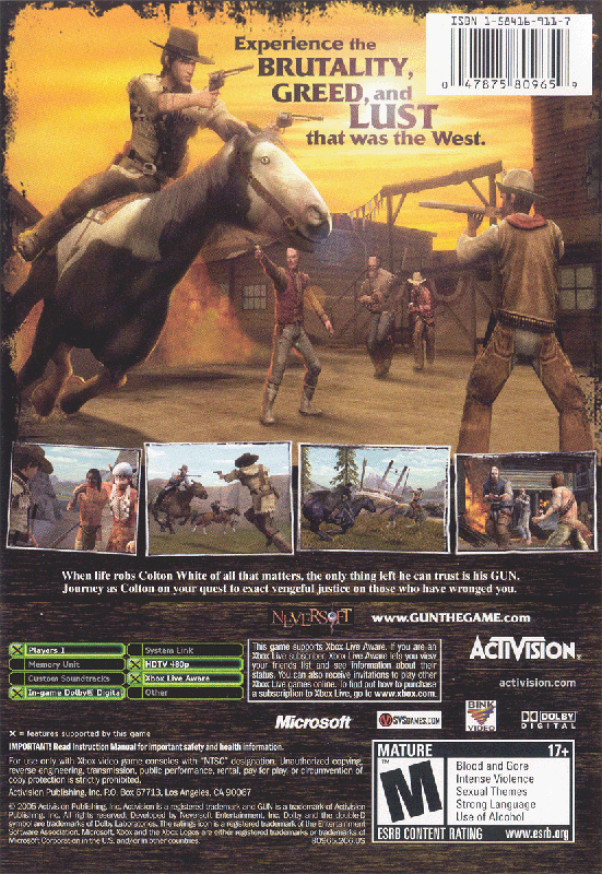 Gun cover or packaging material - MobyGames