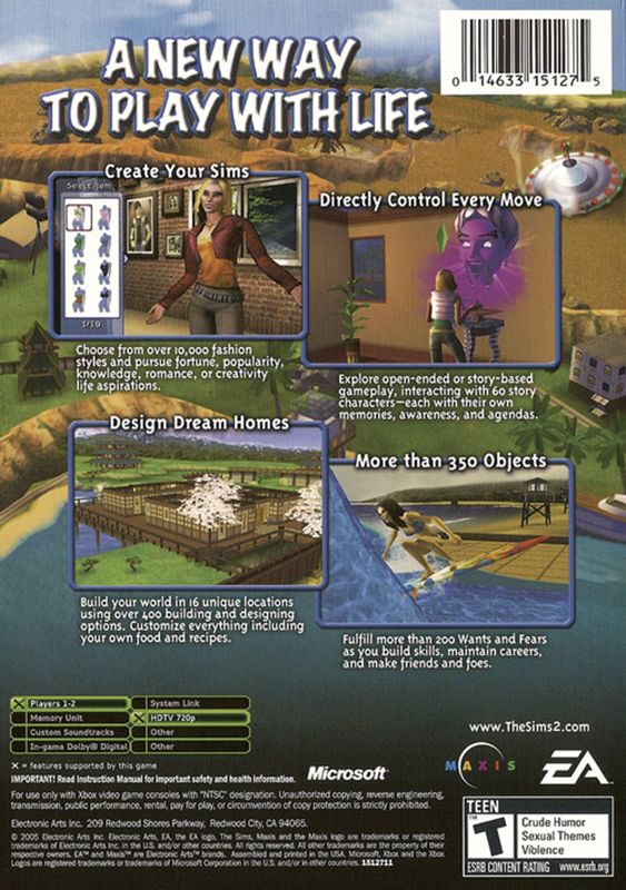 The Sims 2 cover or packaging material - MobyGames