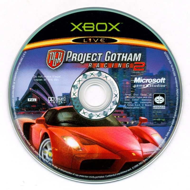 Project Gotham Racing 2 cover or packaging material - MobyGames
