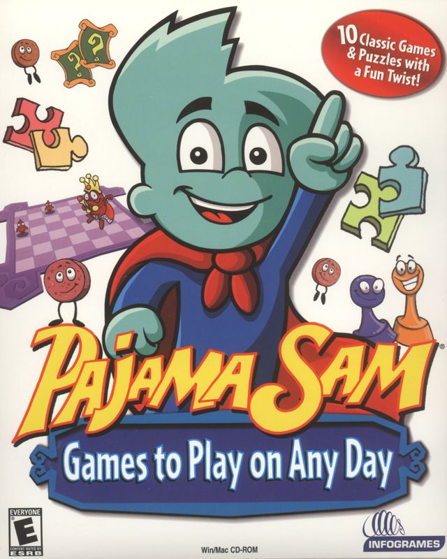 Pajama Sam: Games to Play on Any Day promo art, ads, magazines ...