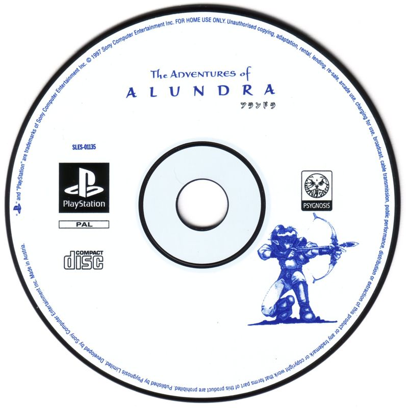 Alundra cover or packaging material - MobyGames