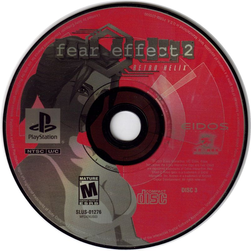 Fear Effect 2: Retro Helix cover or packaging material - MobyGames