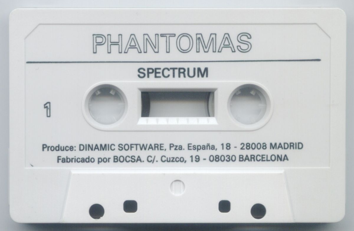 Phantomas cover or packaging material - MobyGames