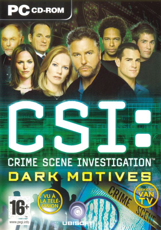 CSI: Crime Scene Investigation - Dark Motives cover or packaging material - MobyGames