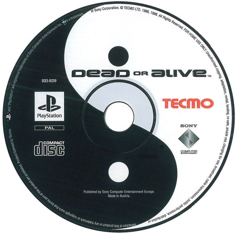 Dead or Alive cover or packaging material - MobyGames