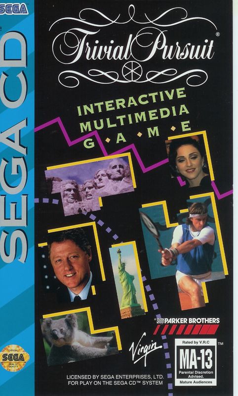 Trivial Pursuit Interactive Multimedia Game box covers - MobyGames