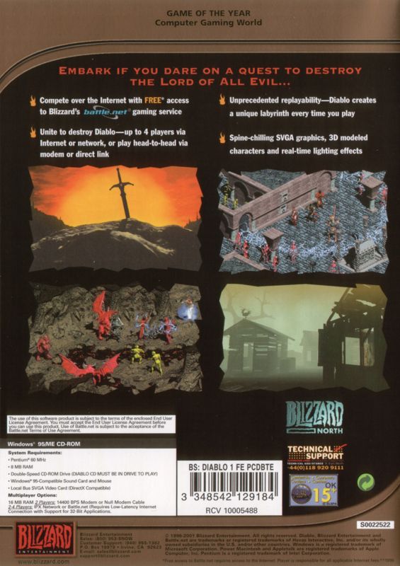 Diablo cover or packaging material - MobyGames