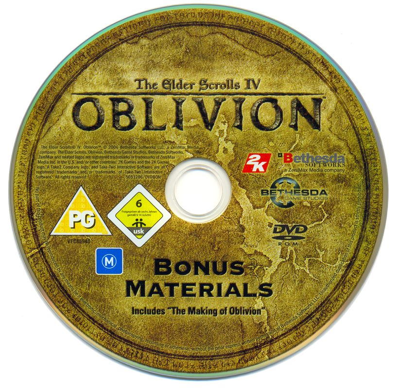 The Elder Scrolls IV: Oblivion (Collector's Edition) cover or packaging material - MobyGames