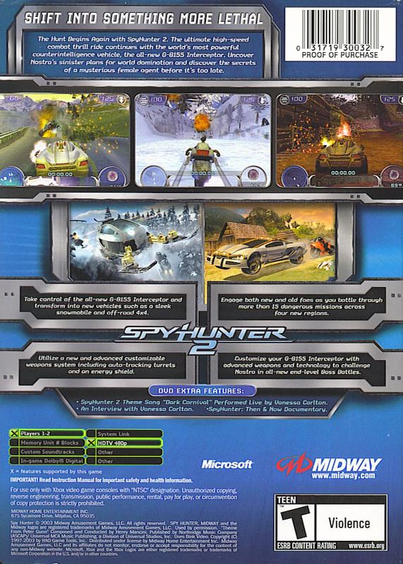 Spy Hunter 2 cover or packaging material - MobyGames