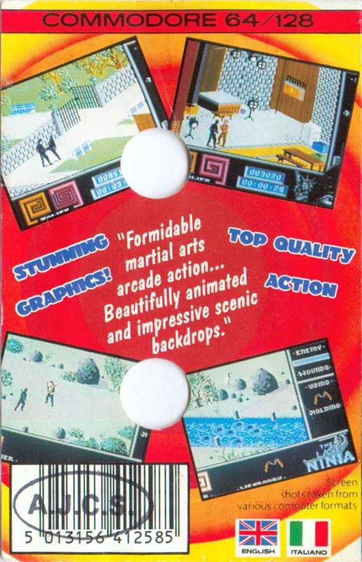 Last Ninja 2: Back with a Vengeance cover or packaging material - MobyGames