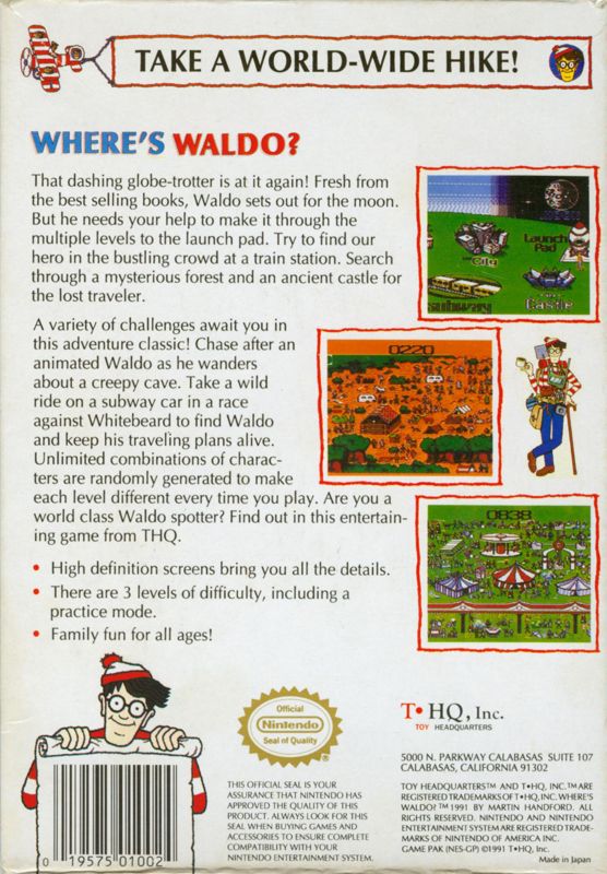 Where's Waldo? cover or packaging material - MobyGames